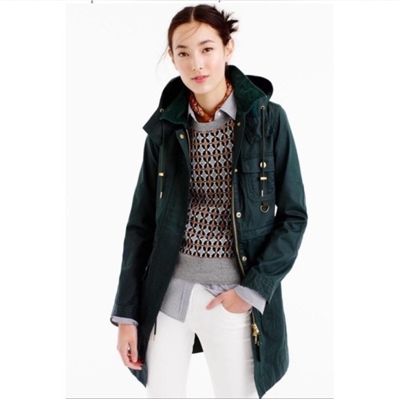 J. Crew | Jackets & Coats | J Crew Downtown Waxed Coated Field Utility ...